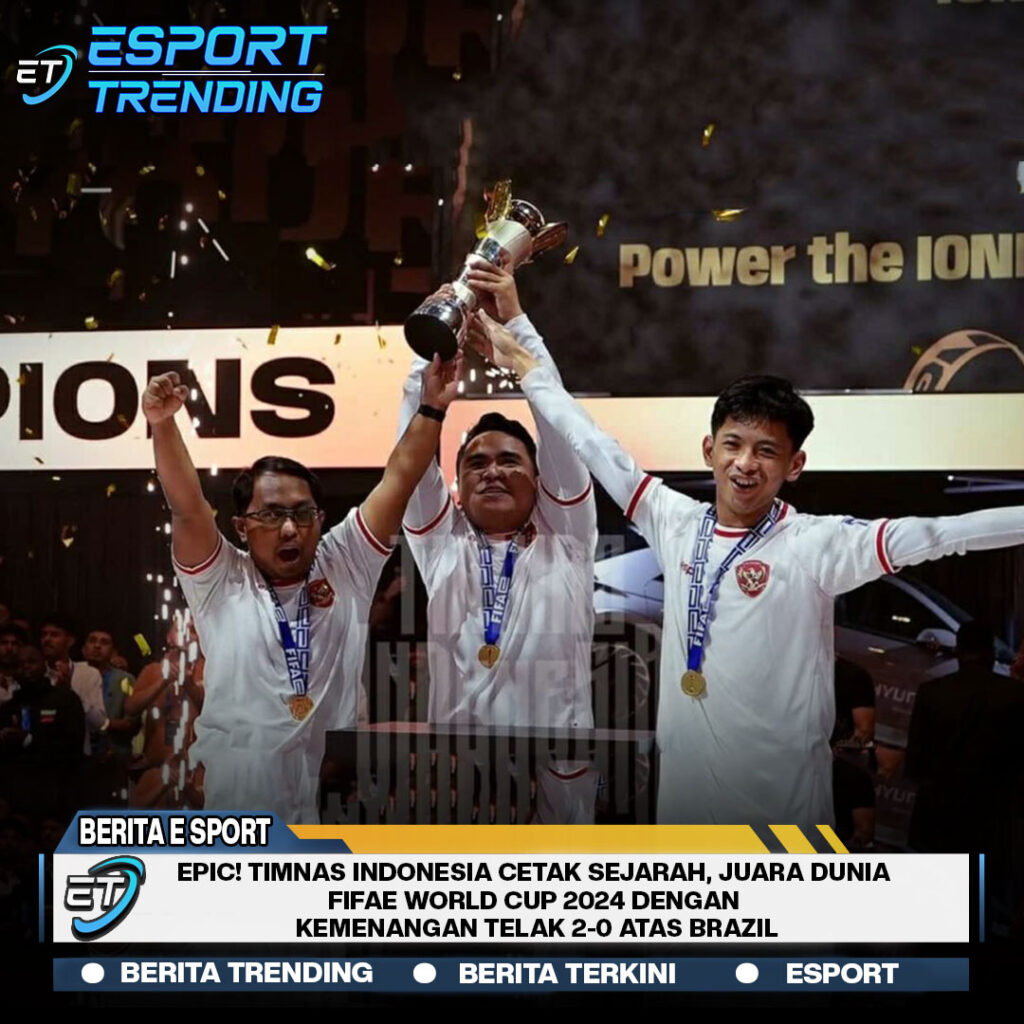 FIFAe World Cup 2024: Indonesia Cetak Sejarah Juara Dunia