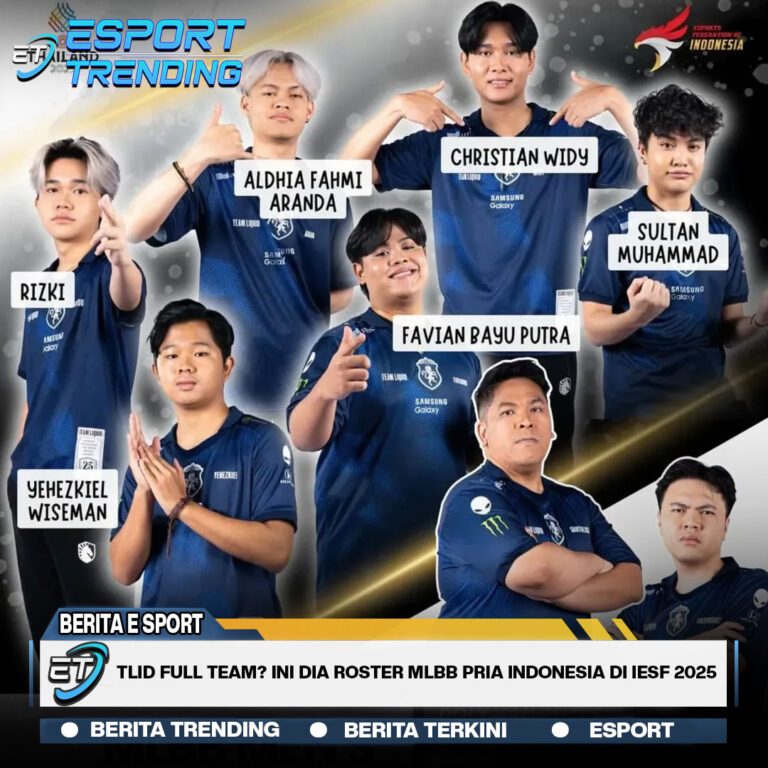 TLID Full Team? Ini Dia Roster MLBB Pria Indonesia IESF 2025